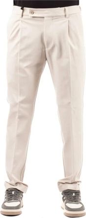 Berwick 1707 Homme, Pantalons, Blanc, Taille: L Pantalone Berwich