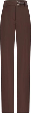 Sportmax Spxrum Pantalon Droit - Femme - Pantalons - Brun - Taille: 40 FR