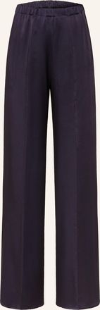 Antonelli Antonelli Firenze Marlenehose Aus Satin blau