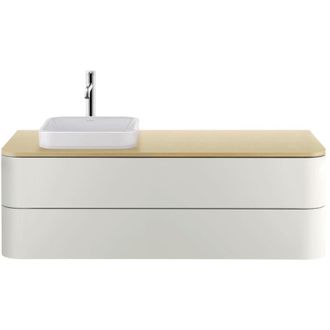 Duravit Duravit Happy D.2 Plus Konsole, 1300x550 mm, 1 Auschnitt links