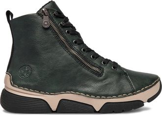 Rieker Schn&uuml;rschuhe Rieker CEO-45920-54 Dunkelgr&uuml;n
