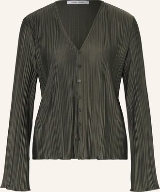 Sams&oslash;e & Sams&oslash;e Sams&oslash;e Sams&oslash;e Bluse Sauma Mit Plissees gruen