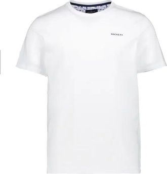 Hackett Herren T-Shirt wei&szlig; Baumwolle