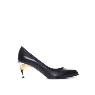 Alexander McQueen Alexander McQueen Hohe Schuhe - Armadillo Leather Pumps - Gr. 38,5 (EU) - in Schwarz - f&uuml;r Damen