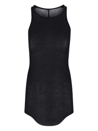 Rick Owens Viscose And Silk Tank Top