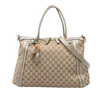 Gucci Pre-owned Bella Satchel - Femme - Pre-owned - Beige - Taille: ONE Size