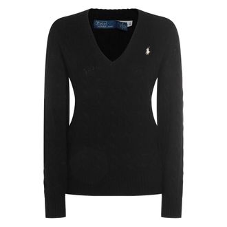 Ralph Lauren Cable-knit V-neck Sweater