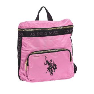 U.S.Polo Association Synthetischer Rucksack mit Rei&szlig;verschluss - - Bags - Damen - Rosa - ONE SIZE