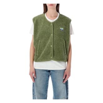 American Vintage Gilet Hoktown - Femme - Vestes - Vert - Taille: 40/42 FR
