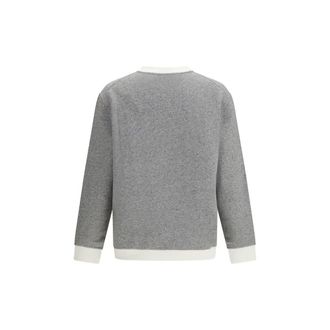 Brunello Cucinelli Mens Gray Cotton Sweatshirt Clothing