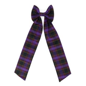 Red Valentino Tartan Bow Hairpin - - Accessories - Damen - Lila - ONE SIZE