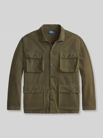 Polo Ralph Lauren Regular Fit Hemdjacke aus reiner Baumwolle Modell SUEDED MOLESKIN