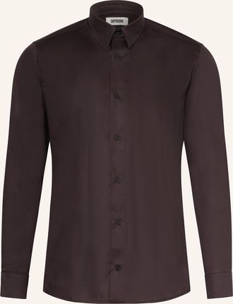 Drykorn Drykorn Hemd Daneel Slim Fit braun
