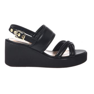 Baldinini Nappa Keilsandalen - - Shoes - Damen - Schwarzk - 38 1/2 EU