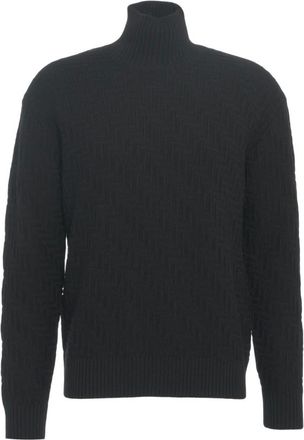 Paolo Pecora Homme, Pulls, Noir, Taille: L Pull à Col Haut Nero Aw25