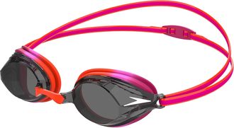 Speedo Unisex Kinder Vengeance Schwimmbrille | Wettkampf | Training Schwimmbrille, Electricpnk/Salso/Flmingo/Smke, Einheitsgröße