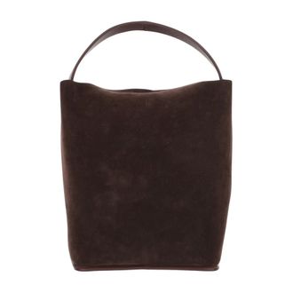 Jil Sander Sac bandouli&egrave;re en daim - Femme - Sacs - Brun - Taille: ONE Size