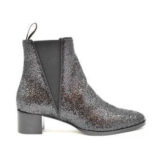 Giuseppe Zanotti Luxuri&ouml;se Rhinestone Kn&ouml;chel Lederstiefel - - Shoes - Damen - Schwarzk - 37 EU
