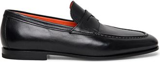 Santoni Homme, Chaussures, Noir, Taille: 44 EU Mocassin Penny