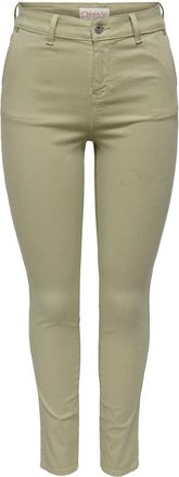 Only Womens ONLEVEREST HW Skinny Chino Pant CC PNT Chinohose, Sage Green, S / 32L