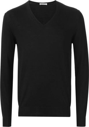 Paolo Pecora Herren, Strickwaren, Schwarzk, MGröße