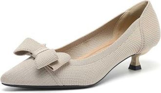 Generic Escarpins Femme Bloc Talons Pumps Femmes légantes de Talon Confortable et Classique avec Bride Cheville fermée Slingback Cuir Souple pour Dame Mariage