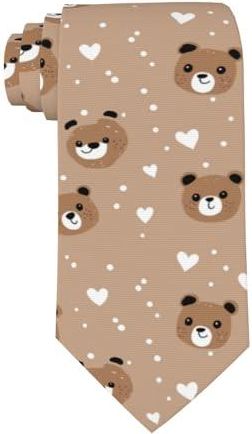 Generic Petit Ourson Mignon Cravatte Décontractée Cravates Doux Cravates Hommes Pour Entreprise Événements Fêtes