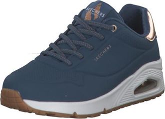 Skechers Uno-Shimmer Away 155196-NVY, Womens Sneakers, Navy, 40 EU