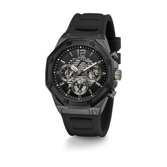 Guess Armbanduhr Multifunktionsuhr Momentum Schwarz 44 mm - - Accessories - Herren - Schwarzk - ONE SIZE