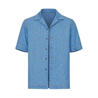Dries Van Noten Cotton Shirt - - Shirts - Herren - Blau - L