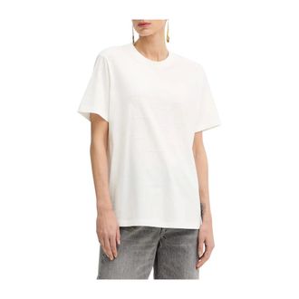 Elisabetta Franchi Femme, Tops, Blanc, Taille: 42 FR T-Shirt Imprim&eacute; en Maille Stretch
