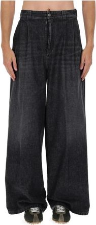 Maison Margiela Homme, Jeans, Noir, Taille: L Wide Leg Denim Jeans