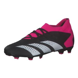 adidas Unisex Kinder Predator Accuracy.3 Firm Ground Boots, Core Black/Cloud White/Shock Pink, 38 EU