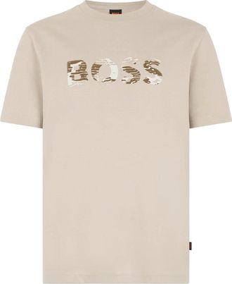 HUGO BOSS Homme, Tops, Beige, Taille: 2XL T-Chemises