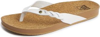 Reef Zehentrenner Sandale Cushion Court Twist White EU 42.5 (Woman)