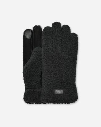 UGG Handschuhe aus fluff f&uuml;r Herren in Black, Gr&ouml;&szlig;e Fleece
