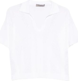 D.exterior Femme, Tops, Blanc, Taille: 40 FR Polo