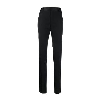 Saint Laurent Schwarze Woll-Tuxedo-Hose - - Trousers - Damen - Schwarzk - XL