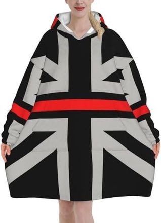 Generic Sweat &agrave; capuche noir et blanc motif vache Highland pour femmes et hommes adultes surdimensionn&eacute;s pour une couverture douce et chaude