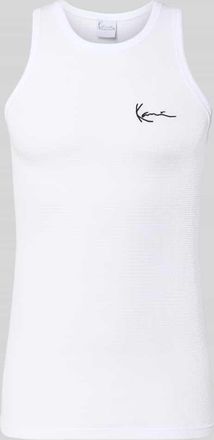 Karl Kani Slim Fit Top mit Logo-Stitching