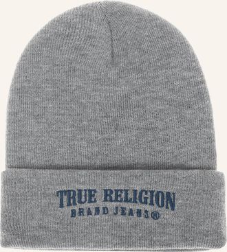 True Religion Beanie grau
