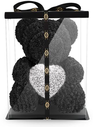 Nadir Rosen Bär Blumenbär mit Geschenkbox, Geburtstagsgeschenk für Frauen, Geschenk für Freundin zum Geburtstag Jahrestag, Rose Bear Teddybär, Geschenk Hoch