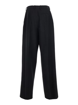 Balenciaga Mens Trousers Wool Black