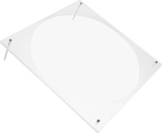 Soimiss Acryl-schallplattenständer Transparent Vinyl-displayhalter Schallplattenregal Acryl-albumhalter Wandregal Schallplattenhalterständer Musiksammler Orga