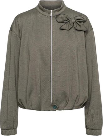 &Co Woman Weit karierter Blazer - - Jackets - Damen - Gr&uuml;n - M