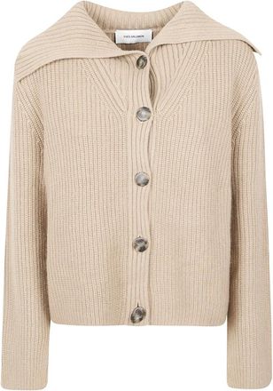 Yves Salomon Veste 50cm - Femme - Pulls - Beige - Taille: 42 FR