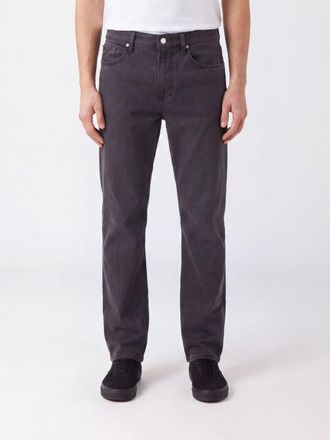 Frame Denim Jean Modern Straight en denim de coton taille mi-haute &agrave; 5 poches