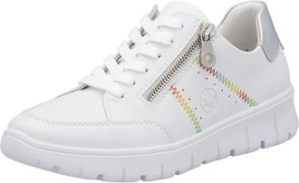 Rieker Sneaker low Sneaker Low Damen N1313 80 Kunststoff (Synthetik) in wei&szlig;