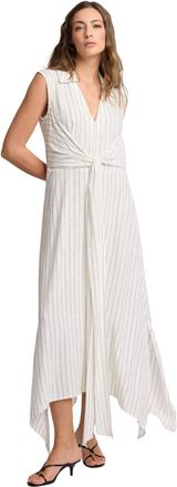 Kocca Femme, Robes, Blanc, Taille: 36 FR Asymmetric Striped Dress