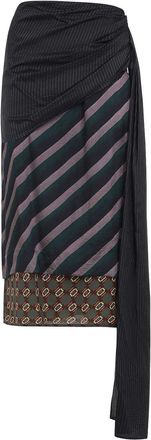 Dries Van Noten Jupe Midi - Multicolore